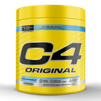 C4 pre-workout icy blue razz flavour