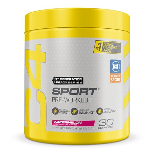 C4 pre-workout powder watermelon flavour