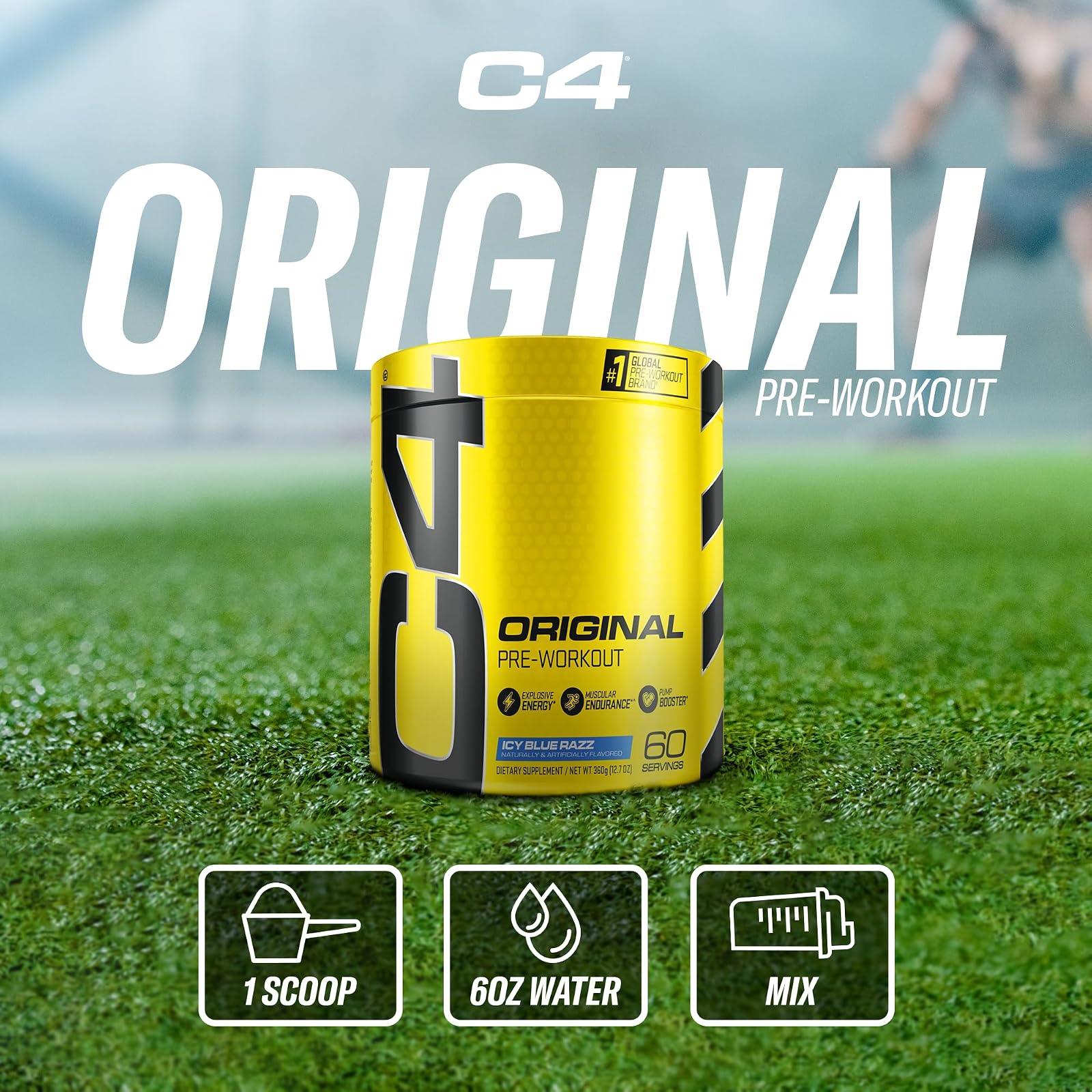 C4 pre-workout supports muscle growth