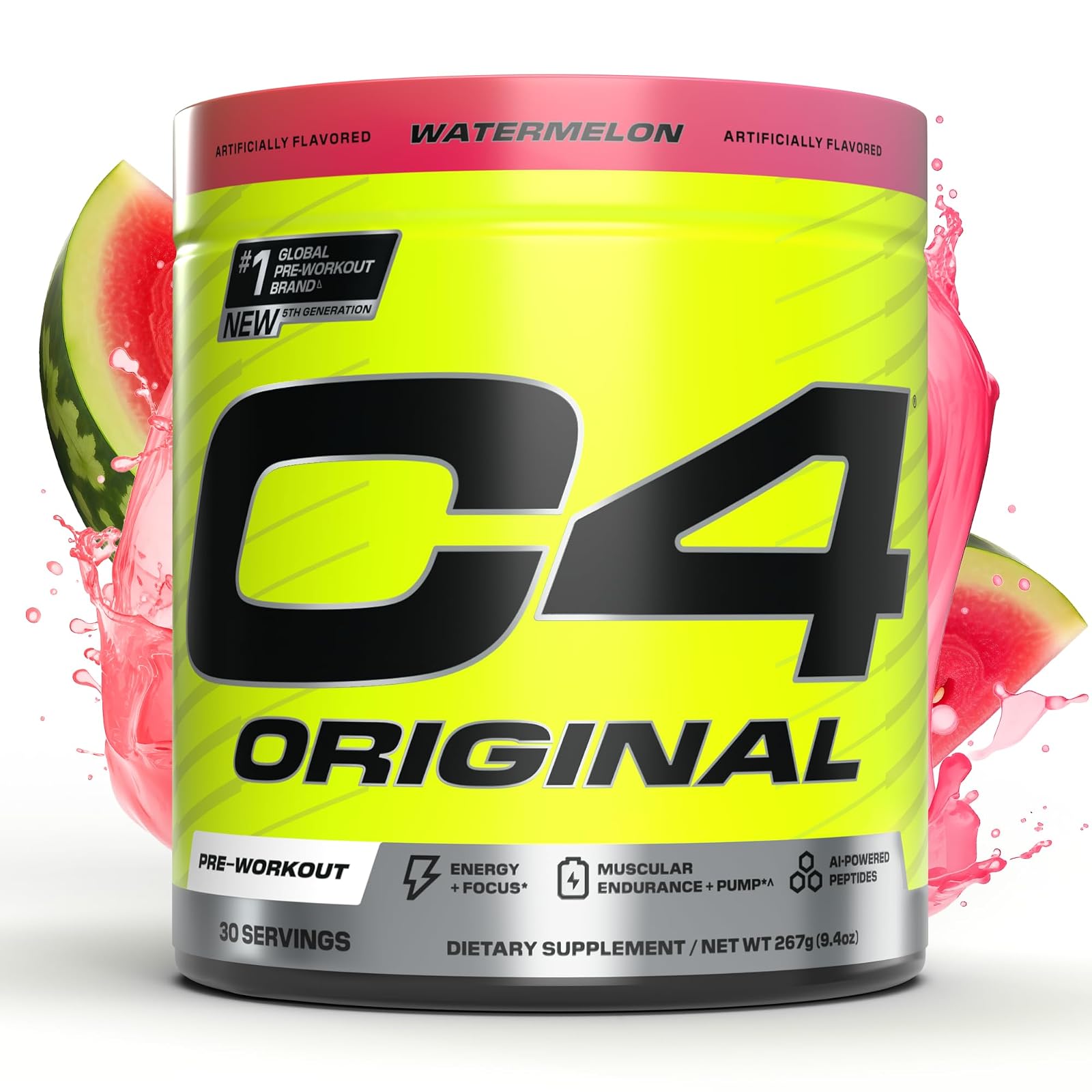 C4 pre-workout watermelon flavour