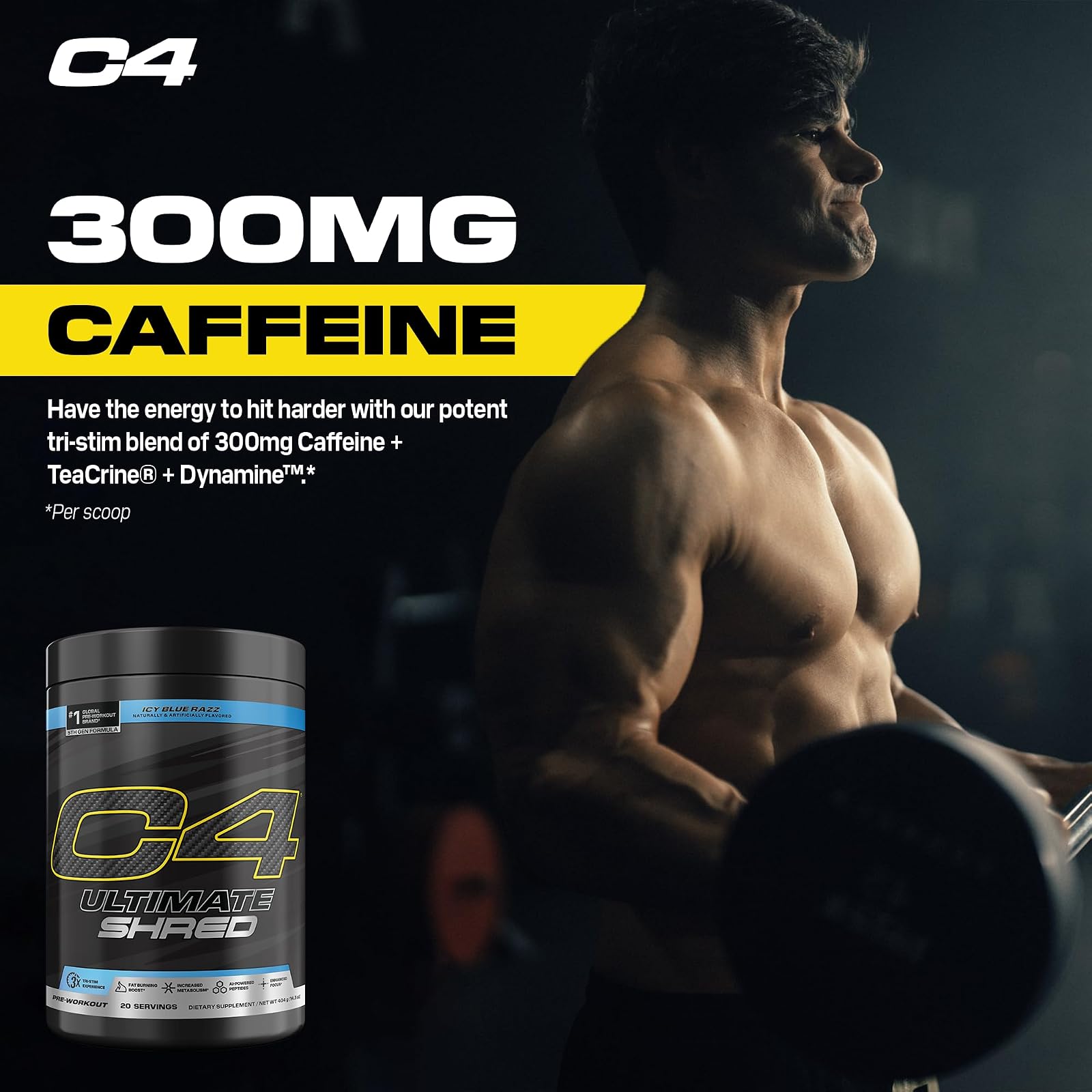 C4 Ultimate Shred for intense workouts