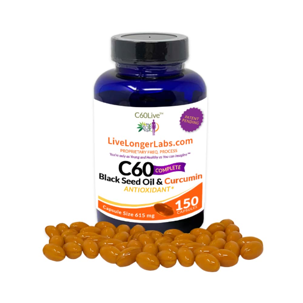 C60 Complete turmeric curcumin capsules