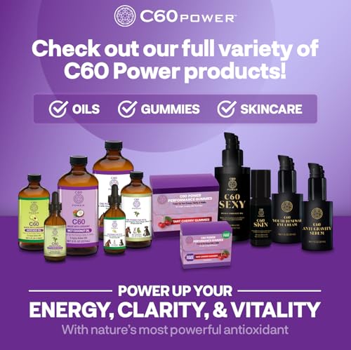 C60 Power in 8 fl oz bottle