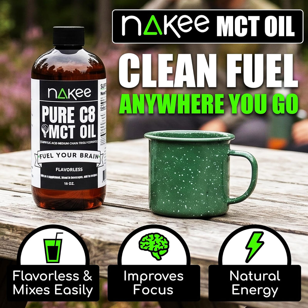 C8 MCT oil for energy boost