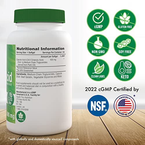 C8 Octanoic Acid for digestion