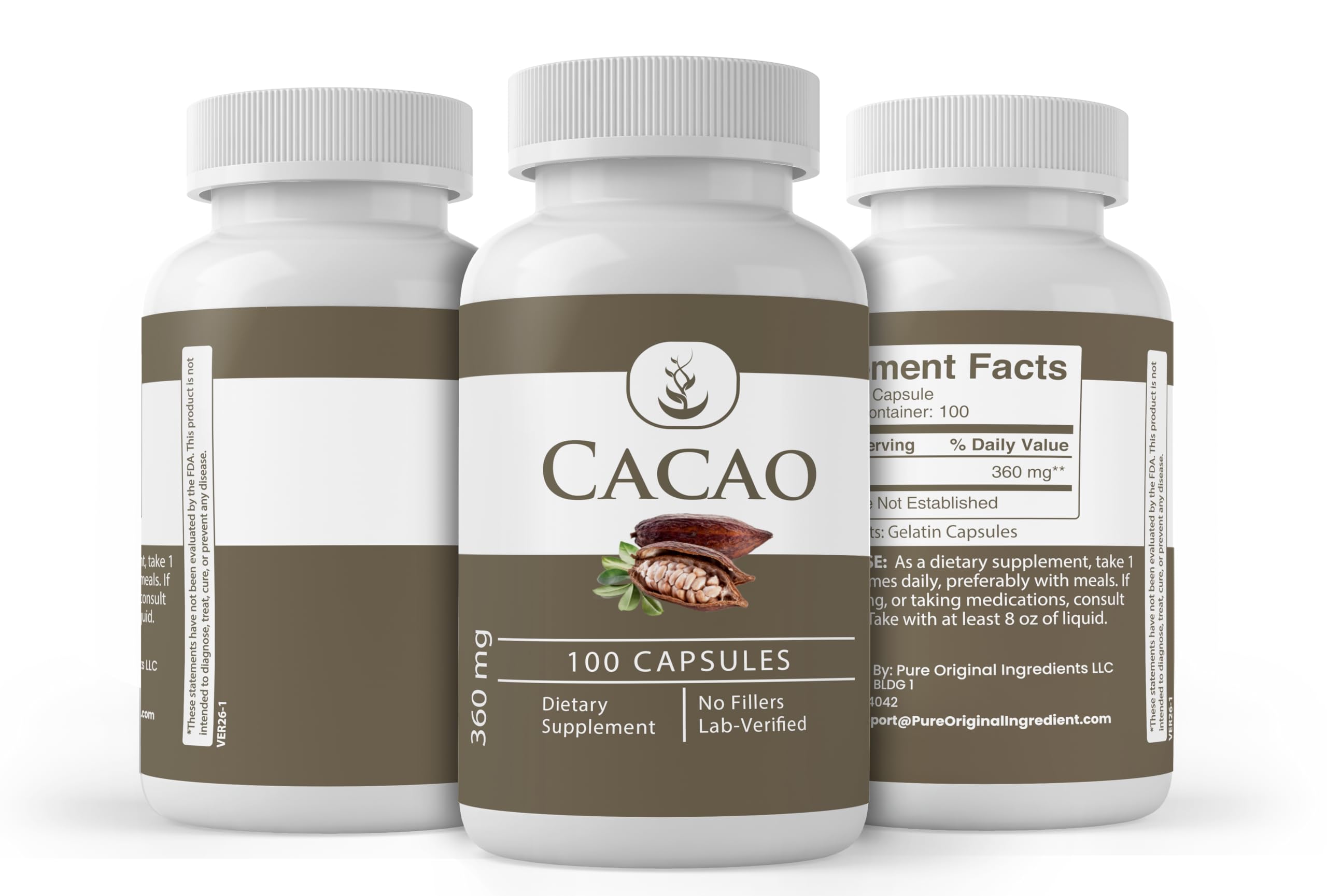 cacao capsules for daily nutrition
