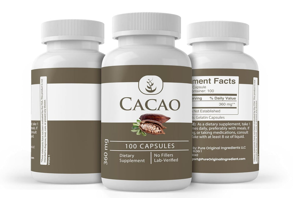 Cacao capsules support overall wellness