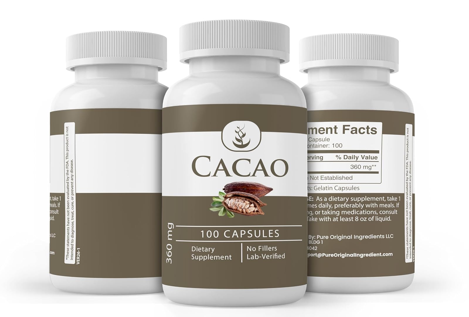 Cacao capsules support overall wellness