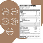 Cacao mushroom collagen powder for skin