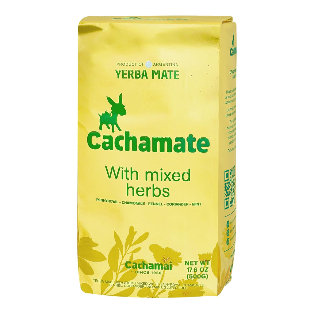 Cachamate Yerba Mate energizing herbal tea