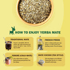 Cachamate Yerba Mate rich flavour infusion
