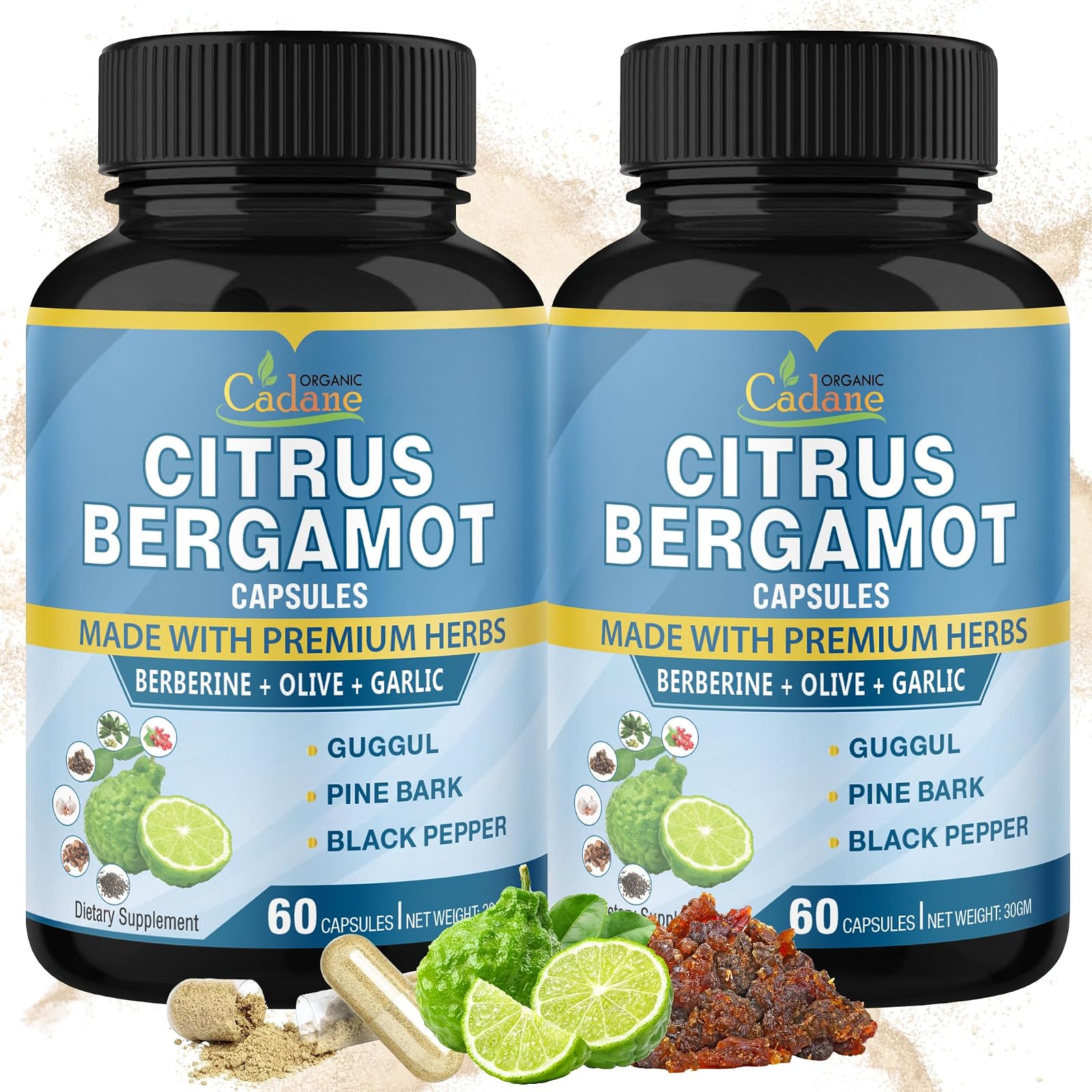 Cadane Citrus Bergamot Extract capsules