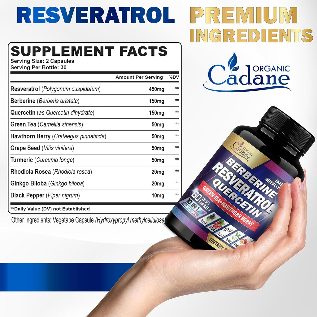 Cadane Resveratrol for heart support