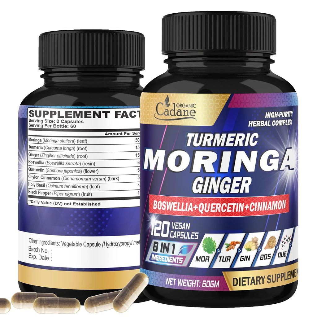 Cadane turmeric curcumin veggie capsules