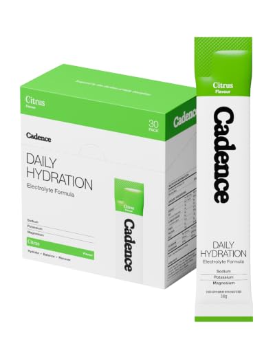 Cadence daily citrus electrolyte sachets