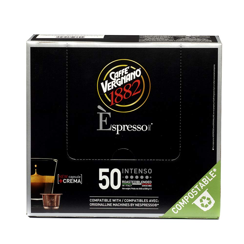 Caffe Vergnano coffee pods for espresso machines