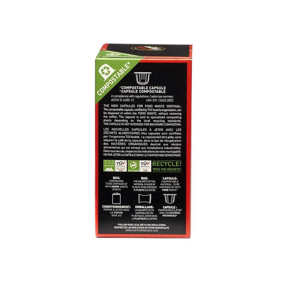 Caffe Vergnano Cremoso 60 capsules pack