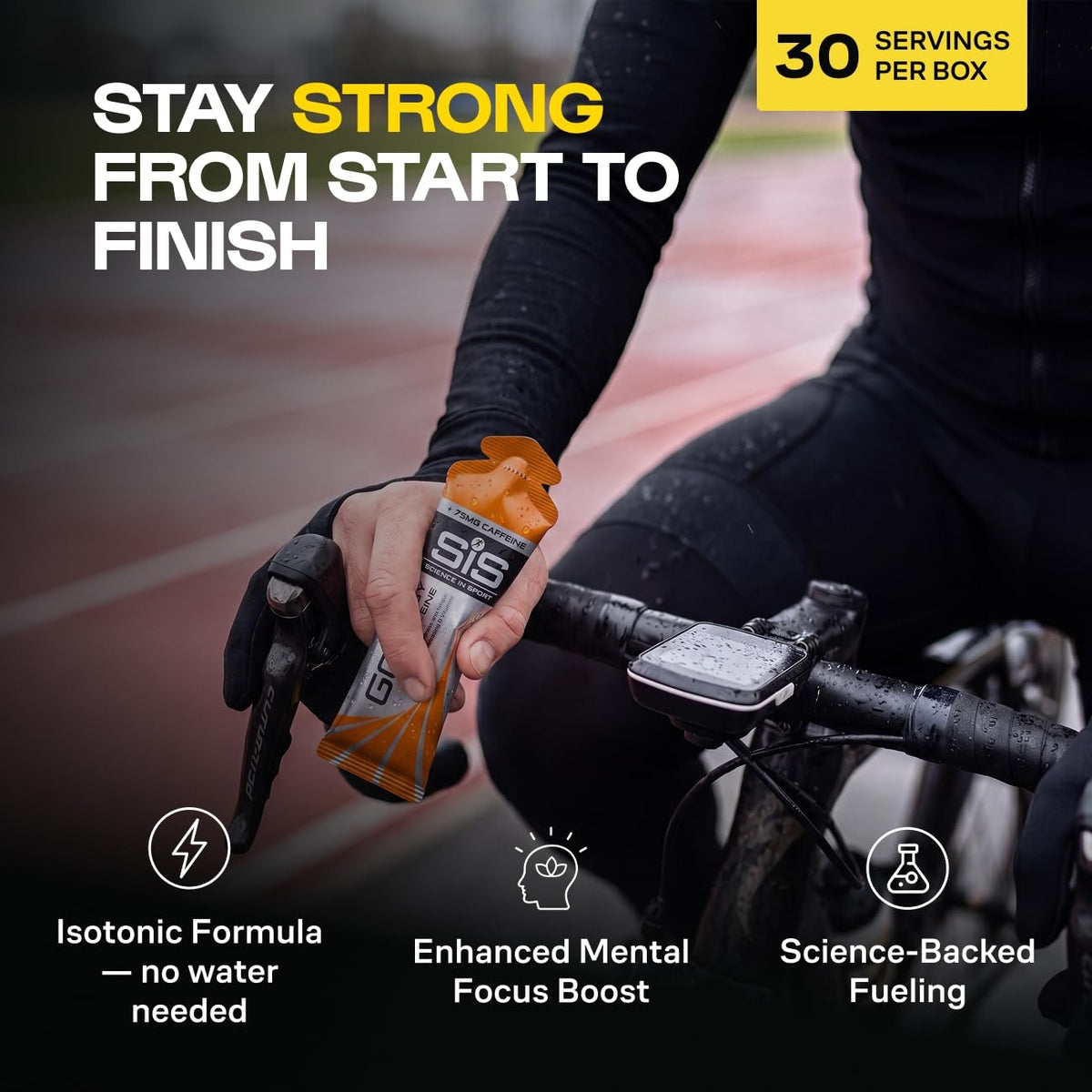 Caffeinated energy gel for endurance