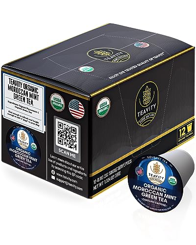 caffeinated green tea pods