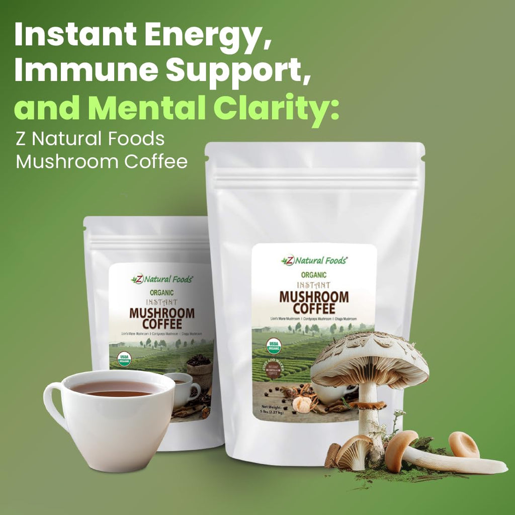 caffeine alternative with reishi mushrooms