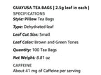 Caffeine boost with Guayusa tea
