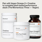 caffeine boost with vegan protein powder