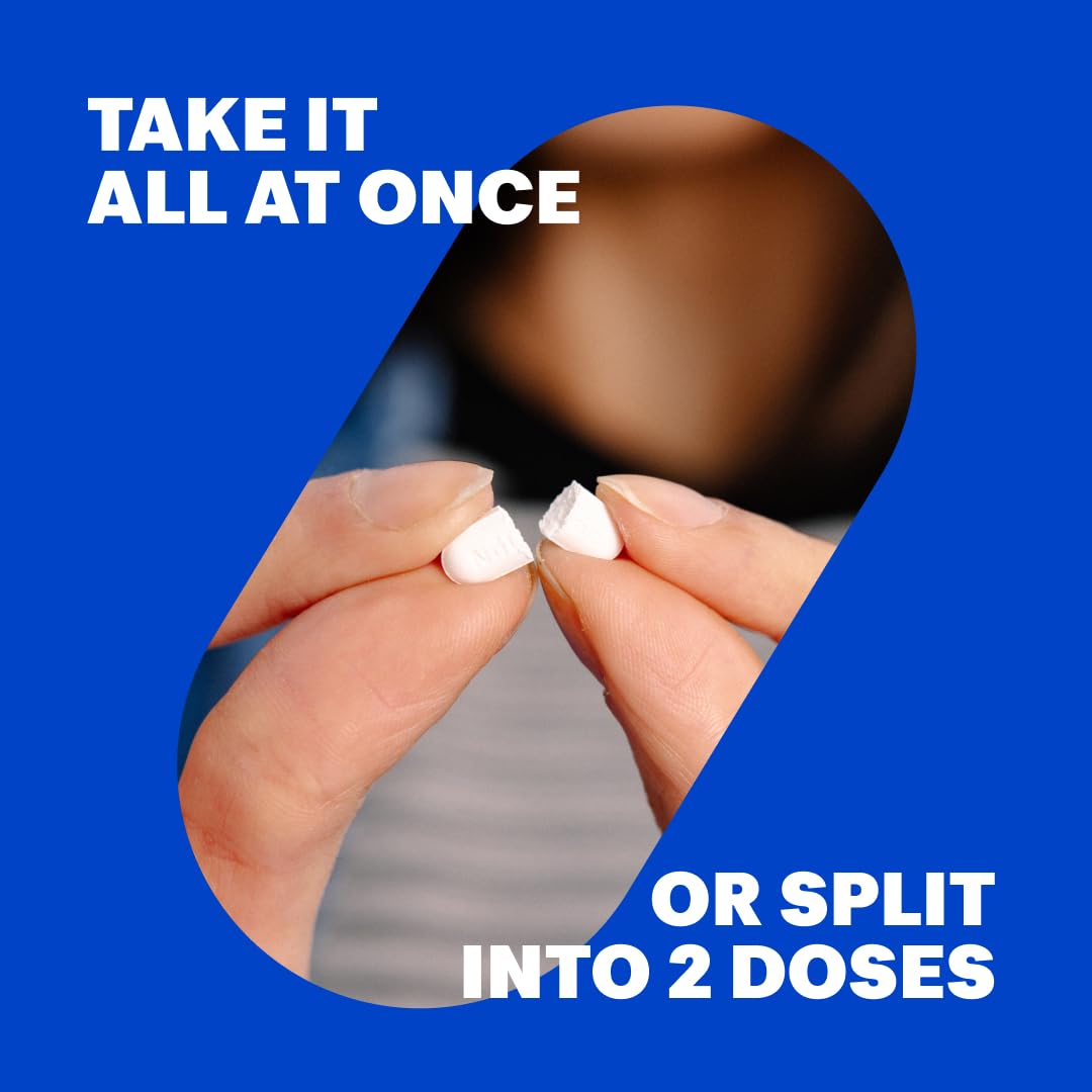 Caffeine caplets for long-lasting alertness