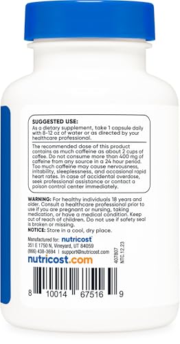 caffeine capsules for daily energy