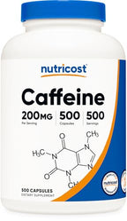 Caffeine capsules for workout performance