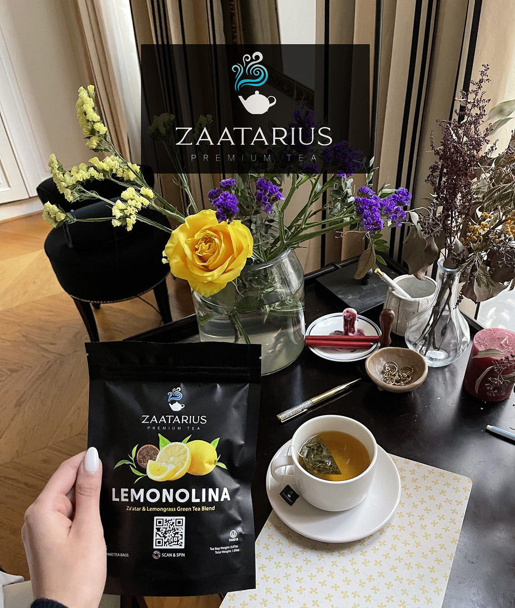 caffeine content in Lemonolina green tea