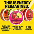Caffeine dip pouches for active lifestyles