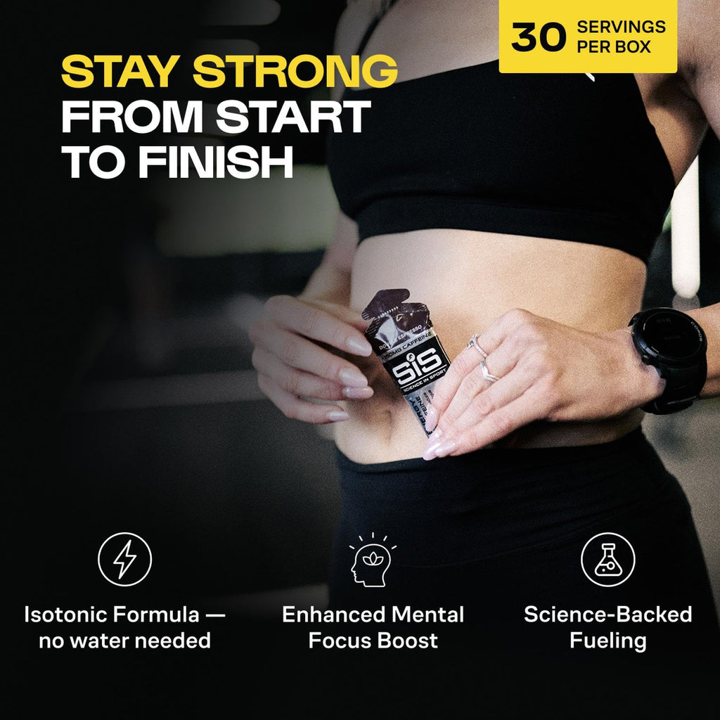 Caffeine energy gel for athletes