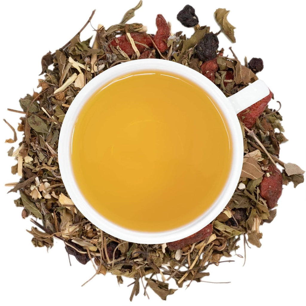 Caffeine-free adaptogen tea for wellness
