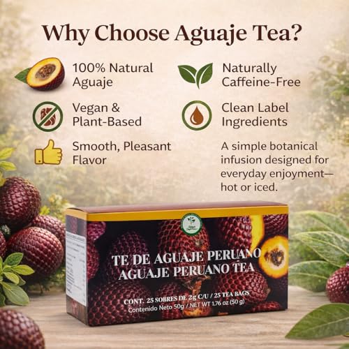 Caffeine-free Aguaje herbal tea