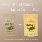Caffeine-free alfalfa leaf infusion