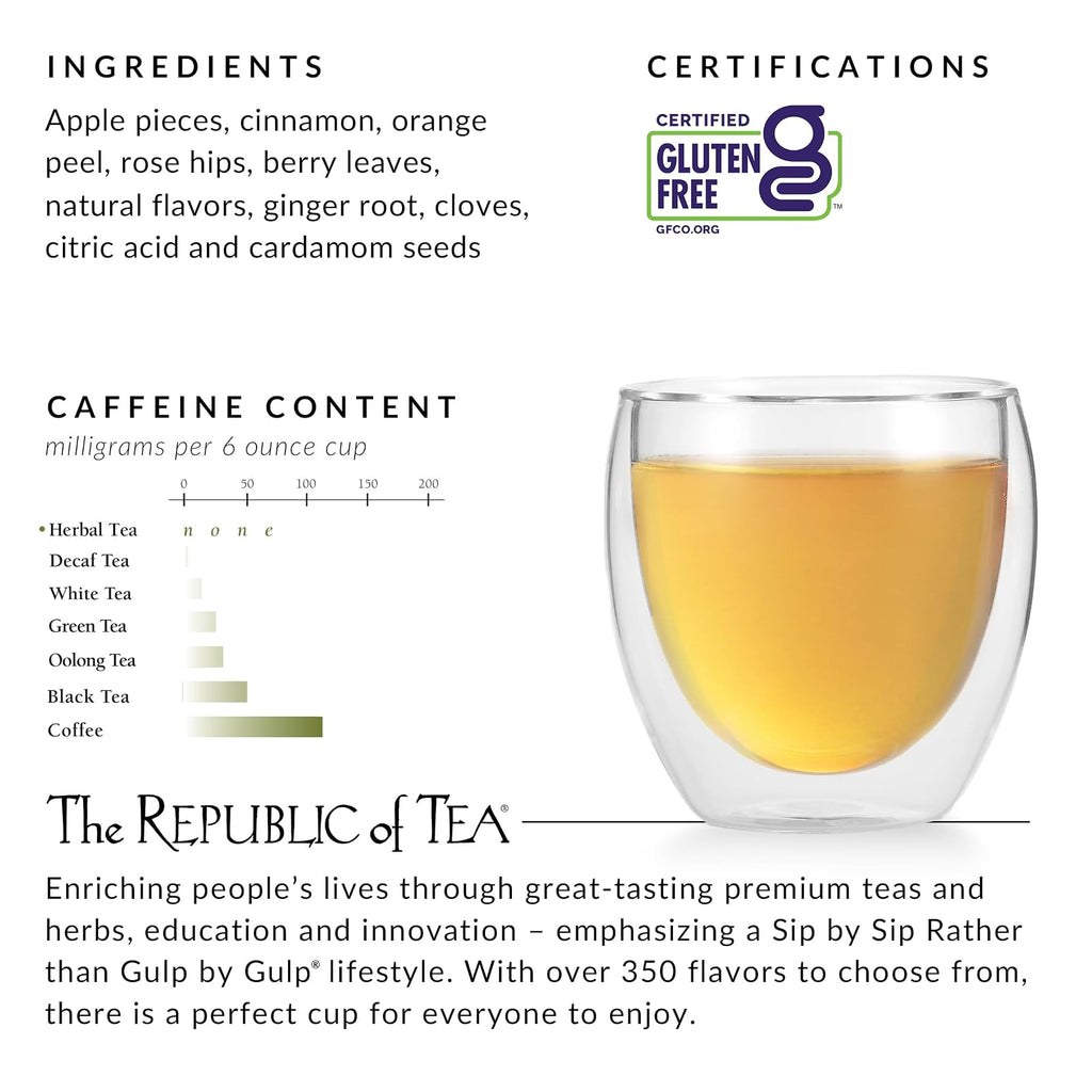 caffeine-free apple cider infusion