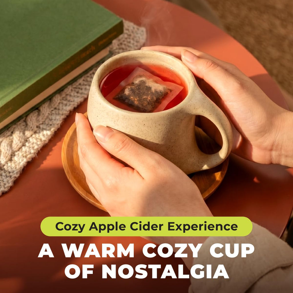 Caffeine-free apple cinnamon tea