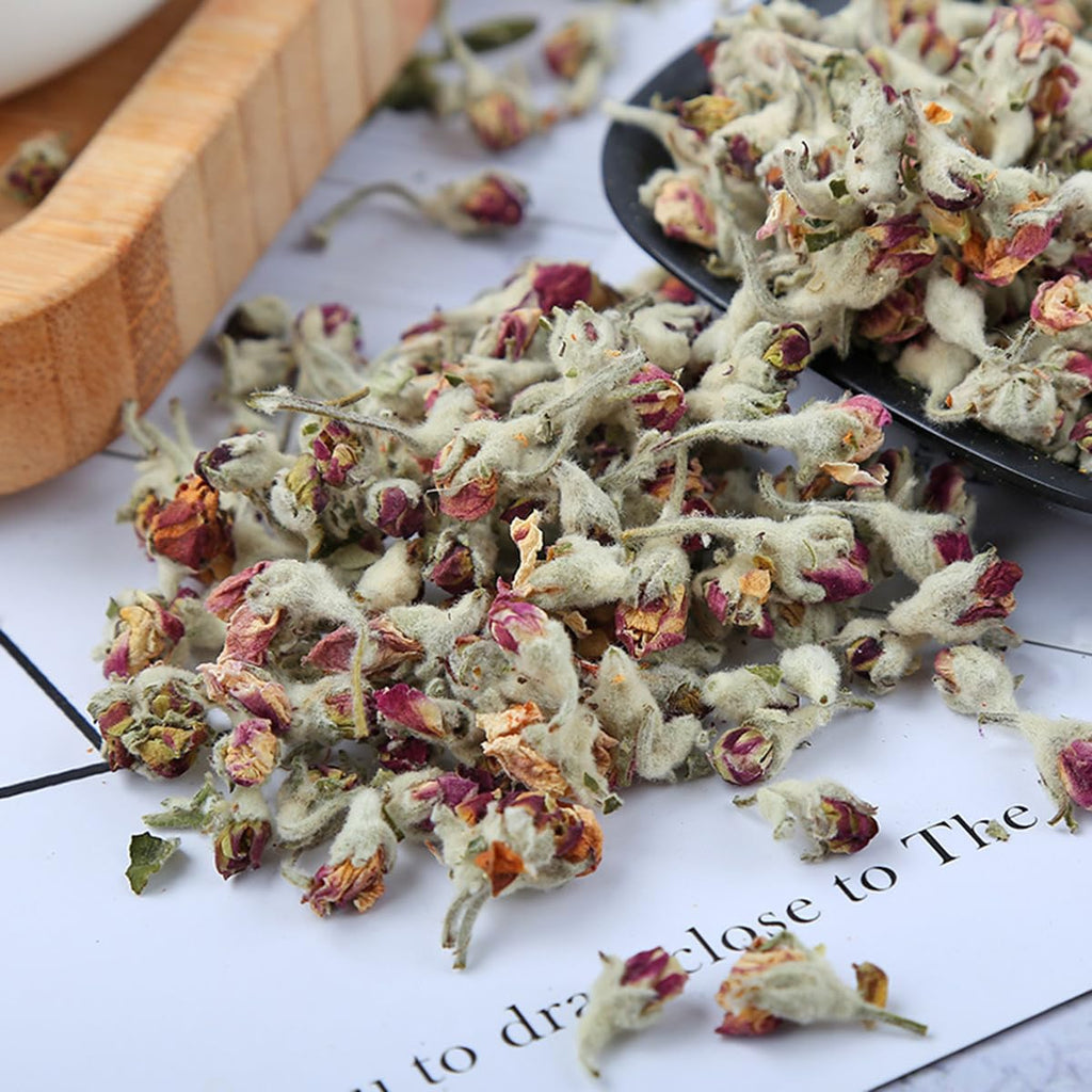Caffeine-free apple flower tea