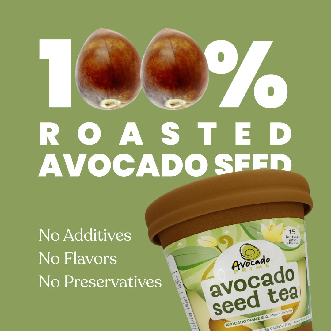 caffeine-free avocado herbal blend