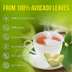 caffeine-free avocado herbal infusion