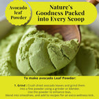 Caffeine-free avocado leaf beverage