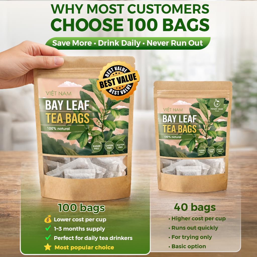 caffeine-free bay leaf tea option