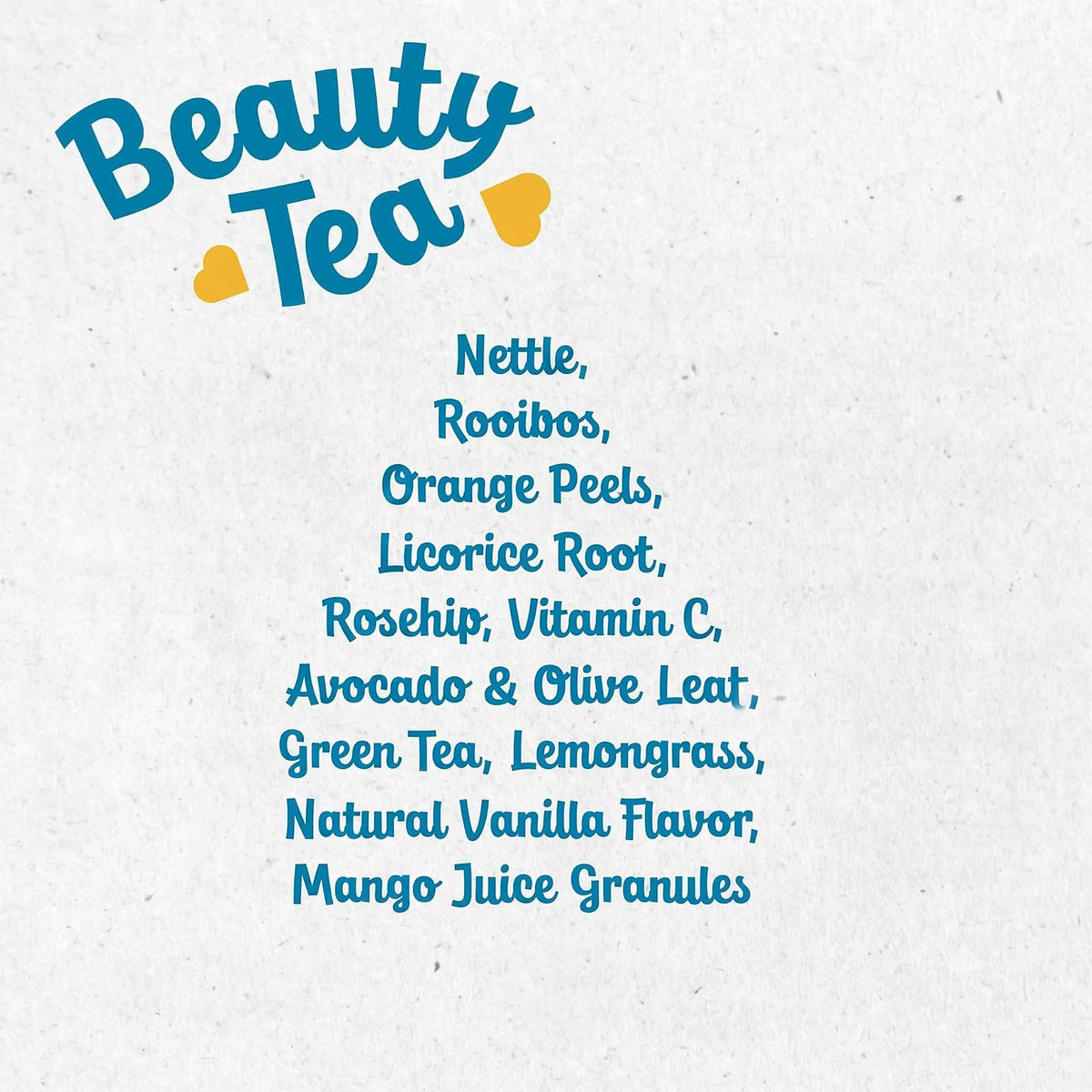 Caffeine-free beauty tea blend