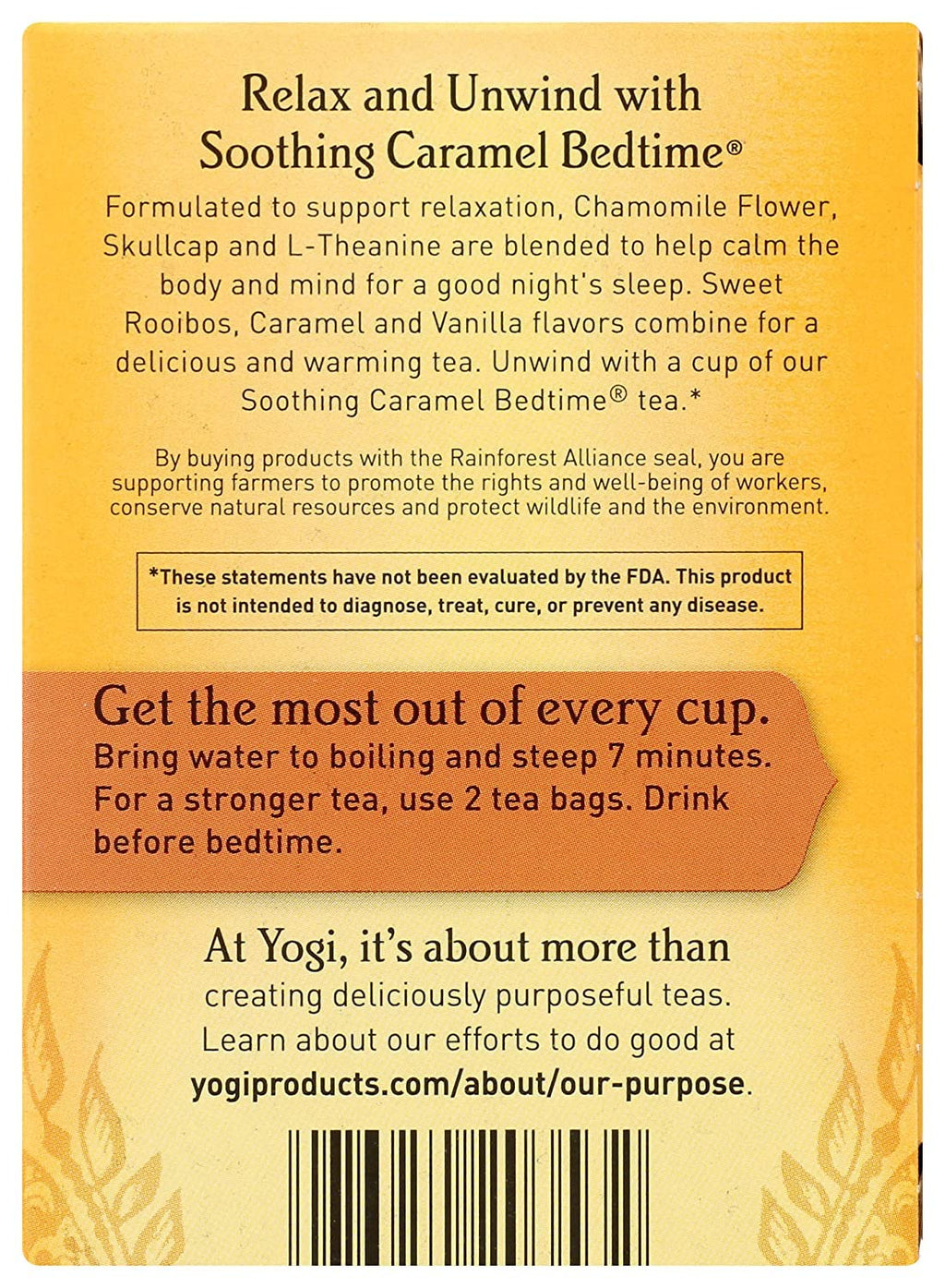 caffeine-free bedtime herbal infusion