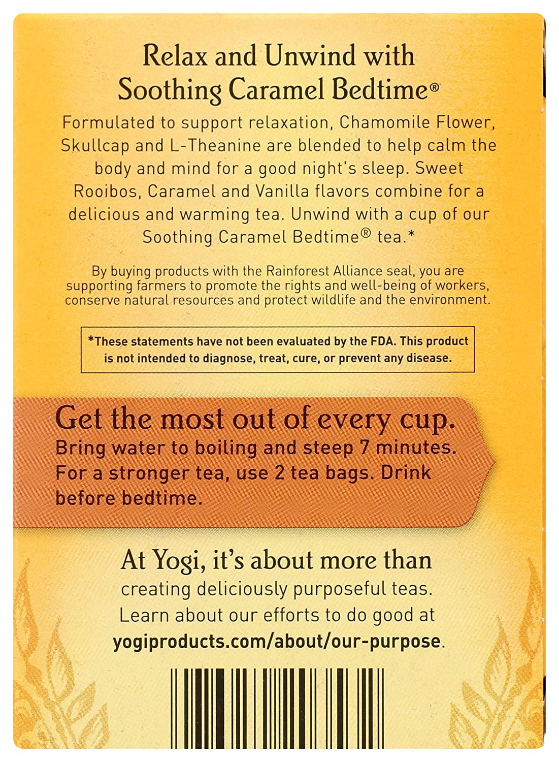 caffeine-free bedtime herbal infusion