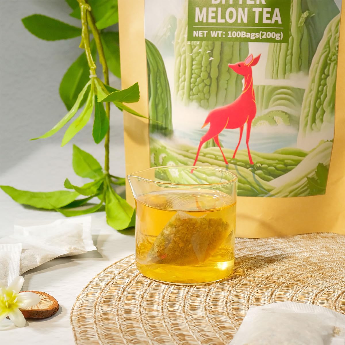 caffeine-free bitter melon infusion