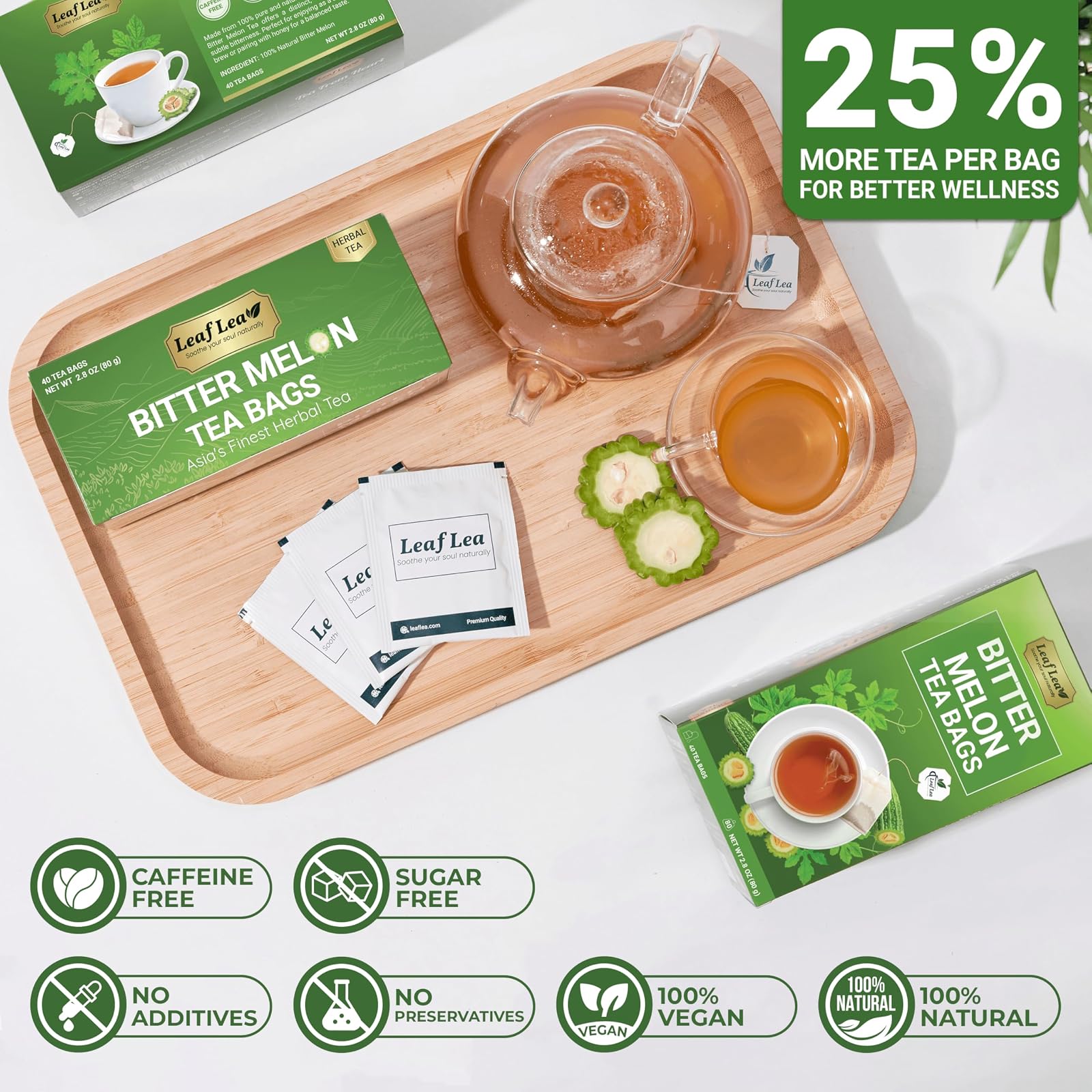 caffeine-free bitter melon tea