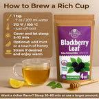 caffeine-free blackberry leaf infusion