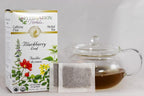 caffeine-free blackberry leaf infusion