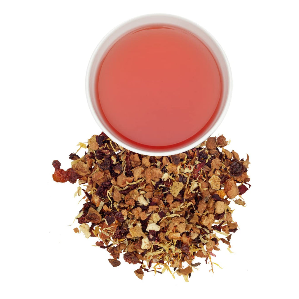 caffeine-free blood orange tea blend